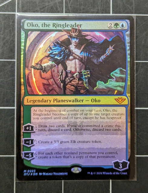 FOIL OKO, THE RINGLEADER mtg comme neuf Outlaws of Thunder Junction 1 ...