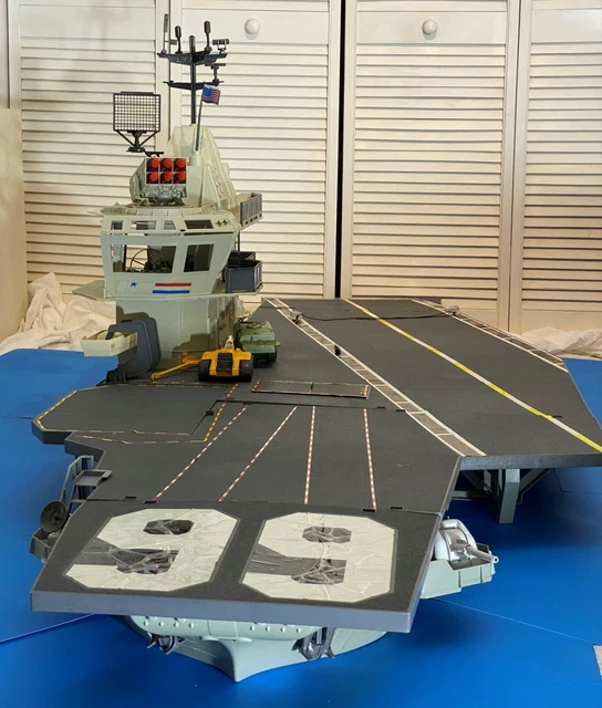 G.I. JOE HASBRO Aircraft Carrier 1985 USS FLAGG Nearly Complete $2,899. ...