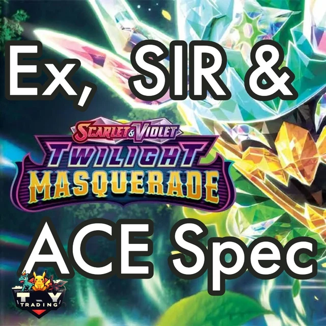 TWILIGHT MASQUERADE - EX SIR ACE Spec - CHOOSE YOUR OWN Pokémon Trading ...