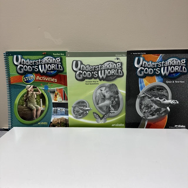 ABEKA UNDERSTANDING GOD'S World STEM activities Teacher Keys (Fifth ...