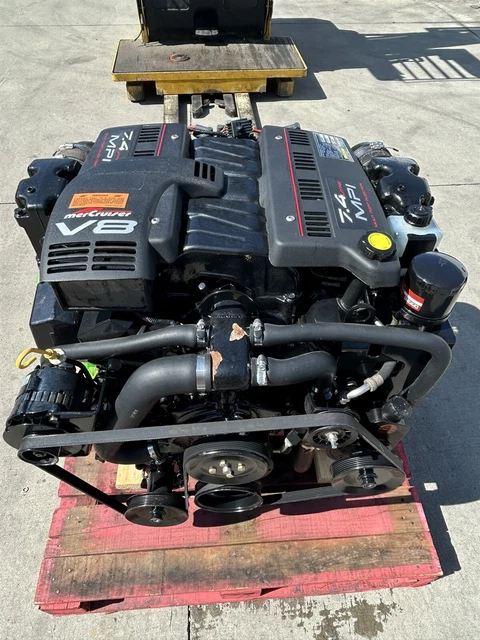 99 MERCURY MARINE MerCruiser Engine 7.4 MPI 454 V8 NO SALT Drop In ...