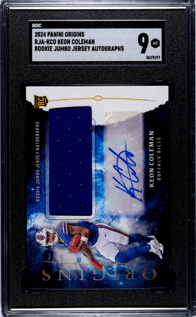 2024 PANINI ORIGINS #RJA-KCO Keon Coleman Rookie Jumbo Jersey Autos ...