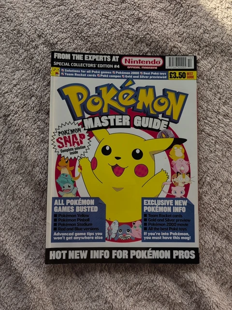 NINTENDO OFFICIAL MAGAZINE - Pokémon Master Guide #4 £11.12 - PicClick UK
