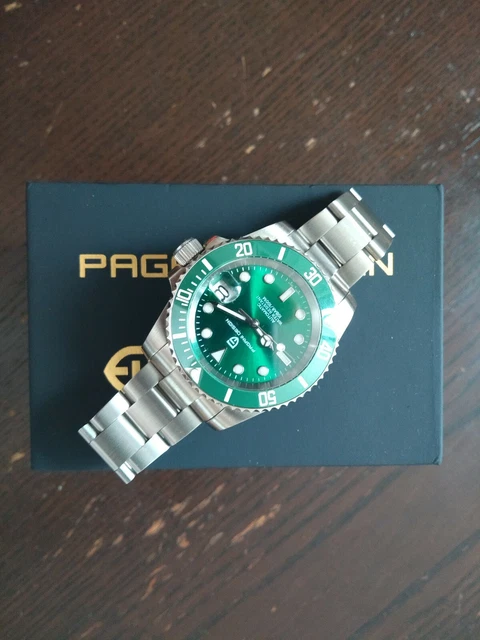 PAGANI DESIGN, HULK homage, Seiko NH35A. Verte 41mm. EUR 89,00 ...