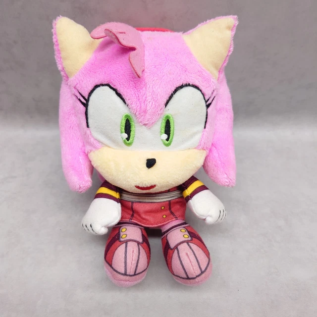 7” AMY ROSE SONIC BOOM TOMY SEGA Plush Soft Toy RARE - Sonic The ...