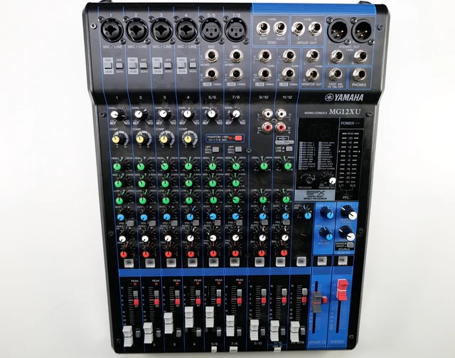 YAMAHA MG12XU 12-INPUT 4-bus Analog Mixer with Effects £143.75 ...