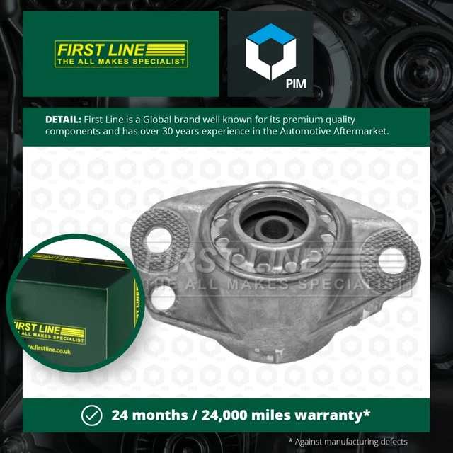 TOP STRUT MOUNTING fits VW POLO Mk5, Mk5 GTi Rear 1.2 1.4 1.2D 1.6D ...