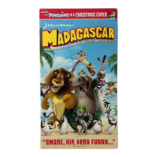 MADAGASCAR (VHS TAPE 2005) DreamWorks, Late Release, Rare, TESTED! $49. ...
