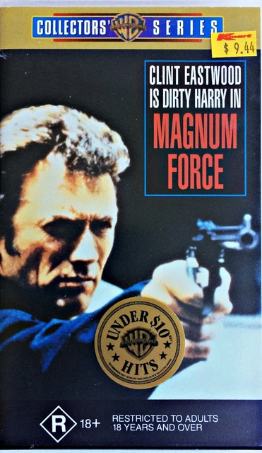MAGNUM FORCE CLINT Eastwood (1973) - Warner Home Video 1998 Re-Issue ...