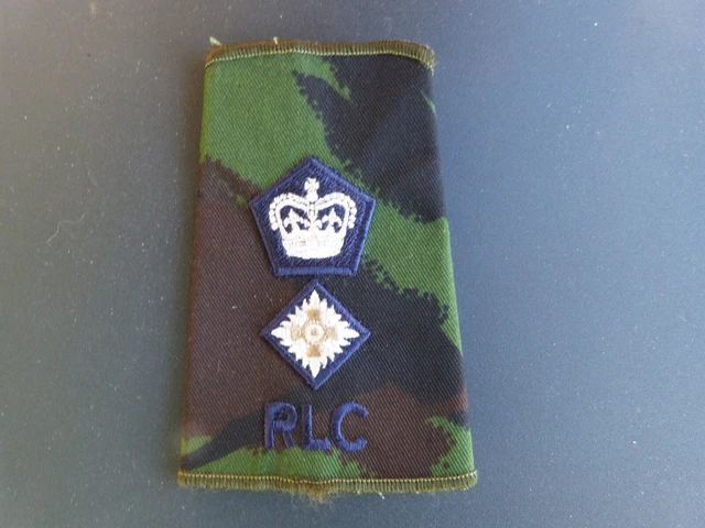 ROYAUME-UNI FOURREAU GRADE rank slide armée anglaise lieutenant-colonel ...