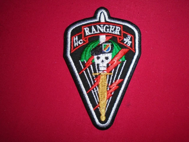 US ARMY HEADQUARTERS RANGER 3rd Battalion 75th Infantry Regiment Patch ...