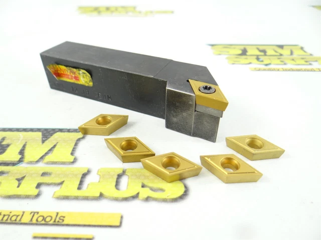 SANDVIK INDEXABLE TOOL Holder For Lathe 3/4" Shank Sdjcl 12 3B + 6 New ...
