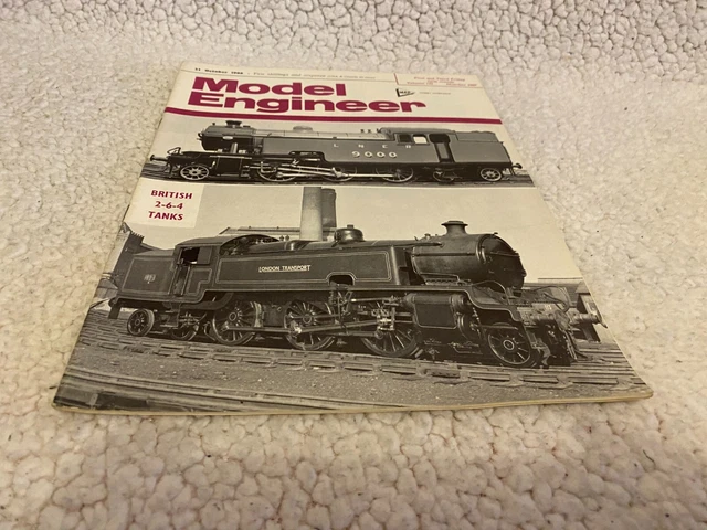 MODEL ENGINEER MAGAZINE #3307 British 2-6-4 Tanks. Sawmill Steam Engine ...