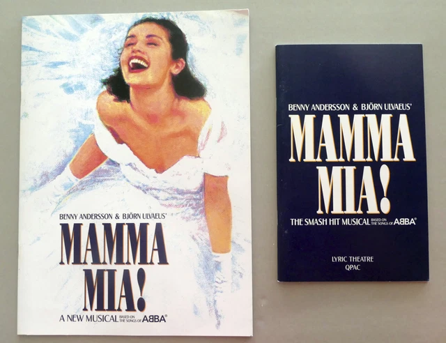 MAMMA MIA 2001 2002 Australian Tour Souvenir Concert Program ABBA ...