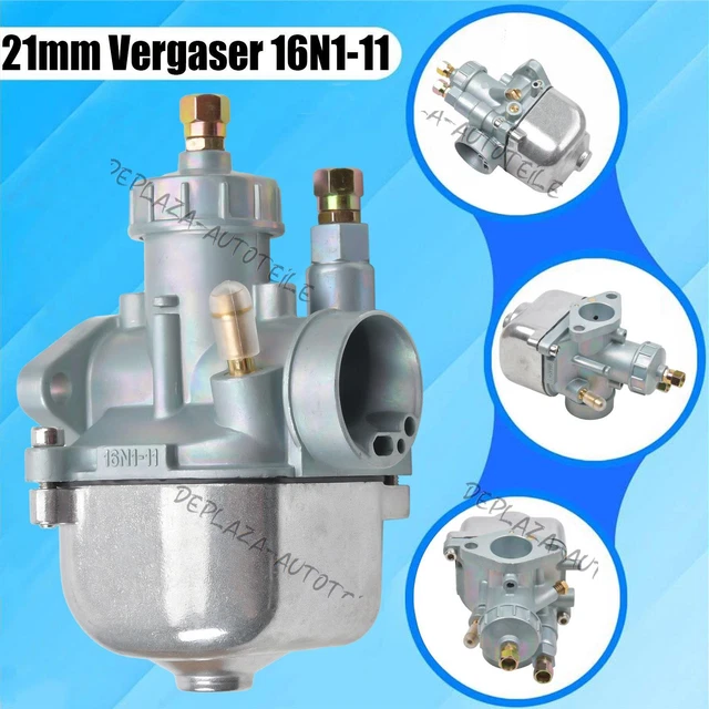 PROFI 21MM VERGASER Kit 16N1-11 für Simson S50 S51 S53 S70 DDR-Typ1. Kaltstarter EUR 20,00 ...
