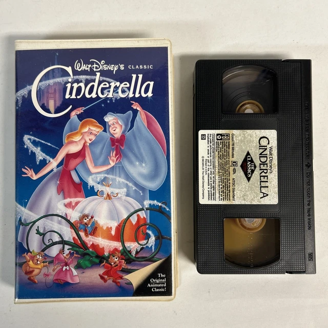 CINDERELLA WALT DISNEY Black Diamond Classics Clamshell VHS #410 £8.83 ...