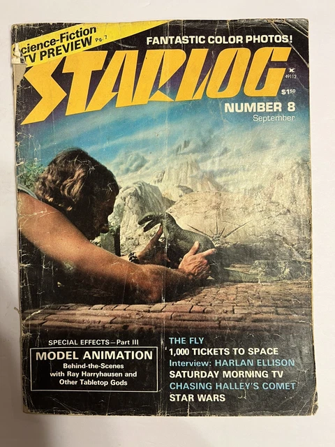 VTG MAGAZINE STARLOG Number 8 Sept. 1977-Ray Harryhausen-Model ...