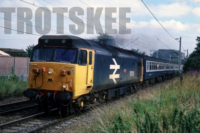 35MM SLIDE BR British Railways Diesel Loco 50014 Class 50 Coventry 1987 ...