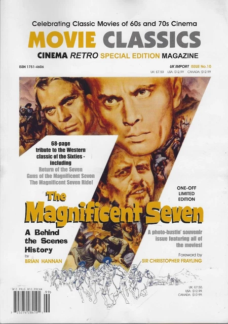 CINEMA RETRO SPECIAL 2025 Movie Classics Magnificent Seven £13.13 ...