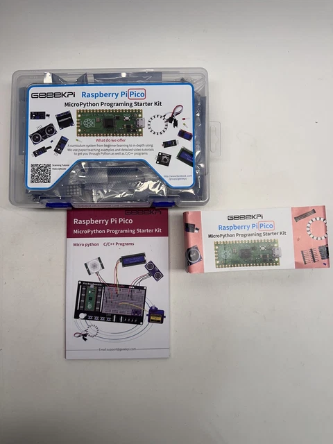 GEEEKPI MICRO PYTHON Programing Kit for Raspberry Pi Pico, Breadboard ...