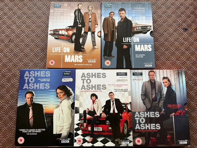 LIFE ON MARS (Series 1-2) & Ashes To Ashes (Series 1-3) Complete DVD ...