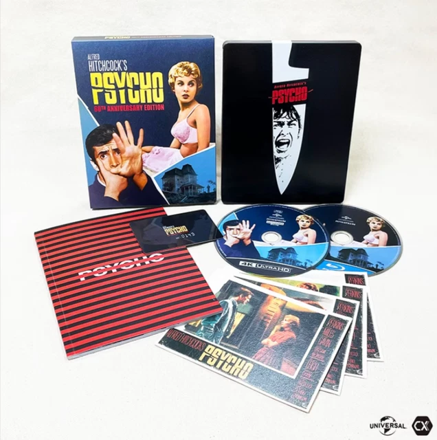PSYCHO 60TH ANNIVERSARY 4K UHD Limited Edition Steelbook EUR 128,19 - PicClick IT