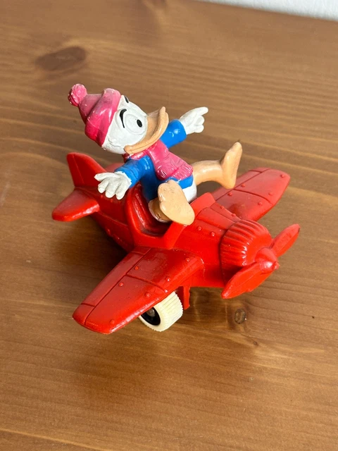 SAMMELFIGUR BULLY 80GER Jahre Donald Duck im Flugzeug Made in West ...