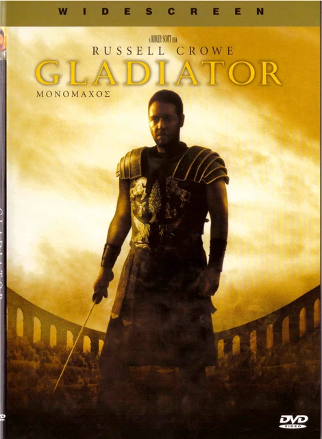 GLADIATOR (RUSSELL CROWE, Joaquin Phoenix, Connie Nielsen, Oliver Reed ...