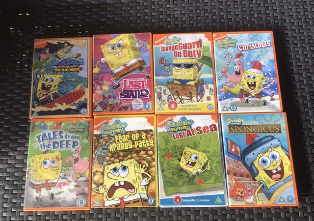 SPONGEBOB SQUAREPANTS DVD Bundle and BOOKS £6.00 - PicClick UK