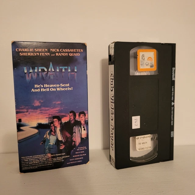THE WRAITH (VHS/VCR Tape, 1991) RARE Charlie Sheen Action Supernatural ...