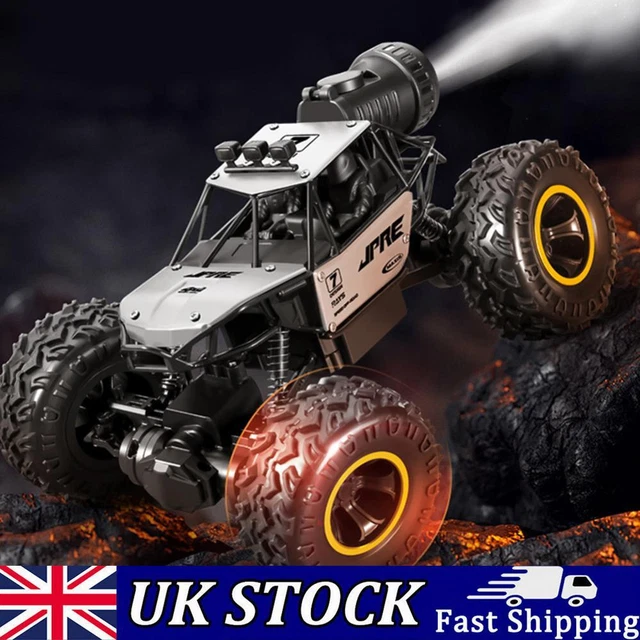 1/18 SCALE ALL Terrain RC Car with Spray Mist & Lights Electric Vehicle ...