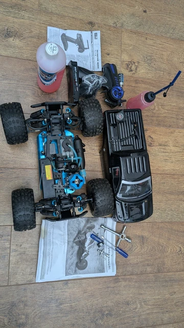 HSP RACING 1/10 1/9 NITRO BUGGY Truck stadium RC car fuel petrol 4WD £ ...