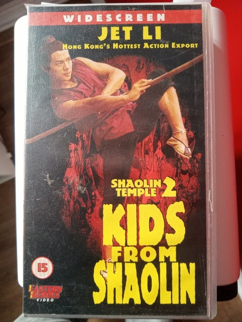 SHAOLIN TEMPLE 2, Kids from Shaolin Widescreen VHS - Jet Li EUR 9,08 ...