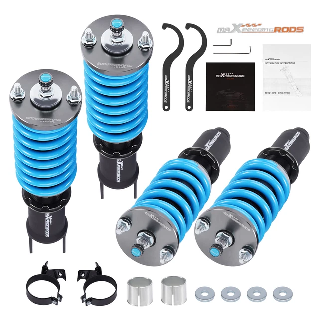 KIT AMOTISSEUR COMPLET Combinés Filetés Réglables for Honda Civic EJ EK ...