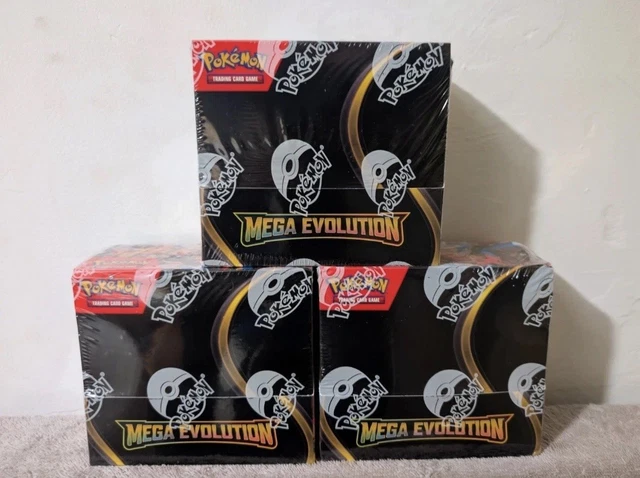 POKEMON TCG MEGA Evolutions Base Booster Box 36 Pack New & Sealed Same ...