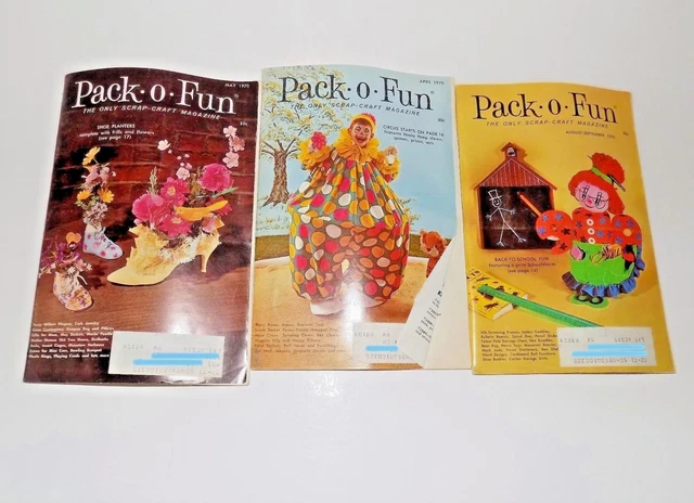 LOT OF VINTAGE Pack-O-Fun Magazines from 1969 ~ Vintage Disneyland Ads ...