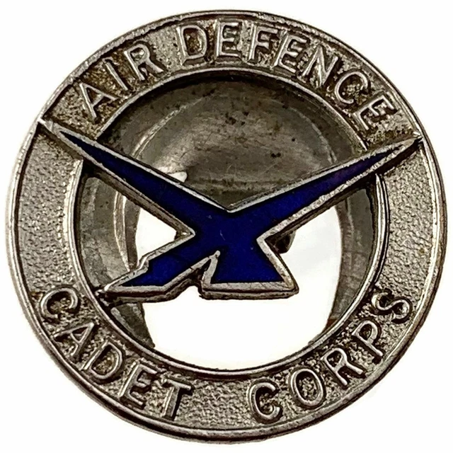 ORIGINAL WW2 AIR Defence Cadet Corps Royal Air Force RAF Lapel Badge ...
