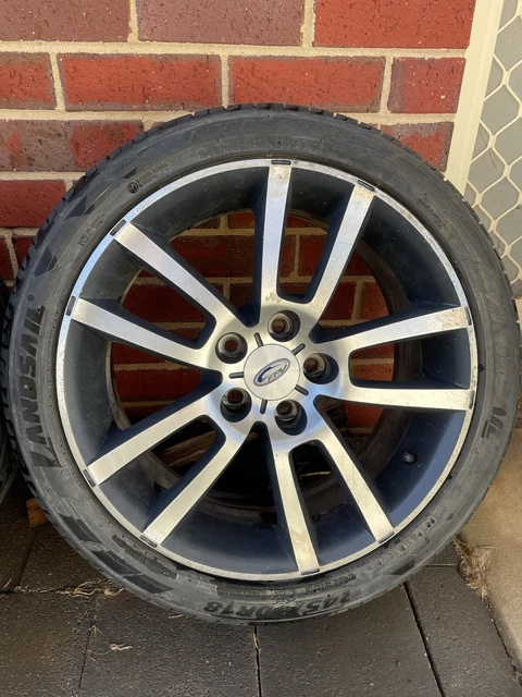 4X FORD FALCON BA BF FPV wheel F6 Typhoon alloy wheels 18inch XR6 XR8 ...