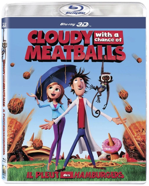 CLOUDY WITH A Chance of Meatballs (Blu-ray) Anna Faris Bill Hader Andy Samberg EUR 12,29 ...