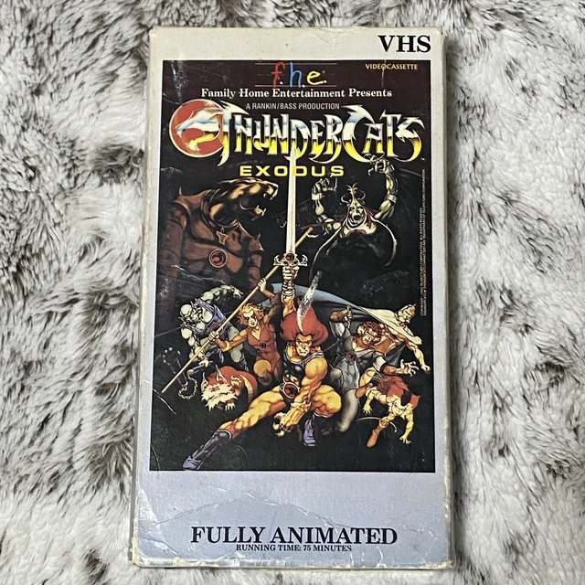 THUNDERCATS - EXODUS (VHS, 1985) Fully Aminated, Family Home ...