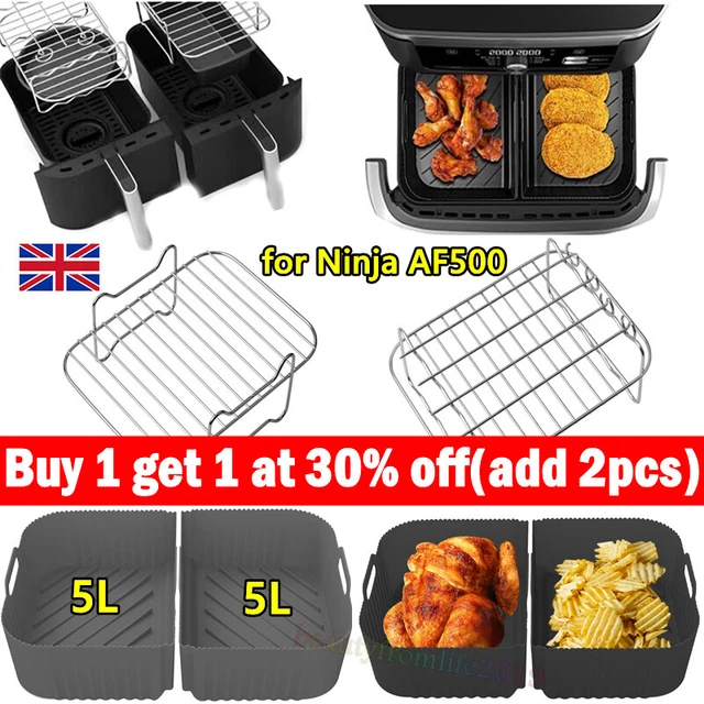 AIR FRYER LINERS Stainless Steel Rack Sticks for Ninja XXXL Flex~Drawer ...