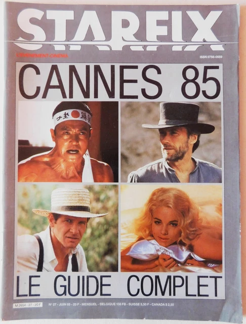 STARFIX MAGAZINE N° 27 1985 Cannes Ford Eastwood EUR 19,00 - PicClick FR
