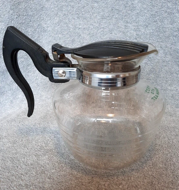VINTAGE CORY DTM Glass Metal Bakelite Art Deco Coffee Carafe Tea Maker ...