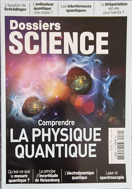 DOSSIERS SCIENCE 30 Comprendre La Physique Quantique EUR 6,00 - PicClick FR