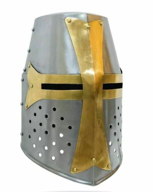 MEDIEVAL KNIGHT ARMOR Crusader Antique Templar Helmet Costume EUR 107 ... MEDIEVAL KNIGHT ARMOR Crusader Antique Templar Helmet Costume EUR 107 ...