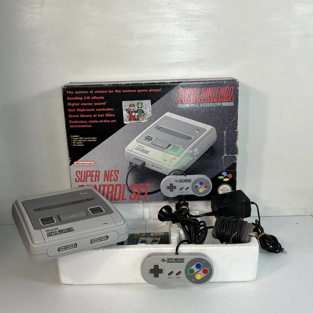 SUPER NINTENDO GAME Console Complete Pal Boxed $269.99 - PicClick AU