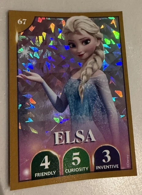 MINT SHINY ELSA Morrisons Disney Christmas Party 2025 Trading Cards ...