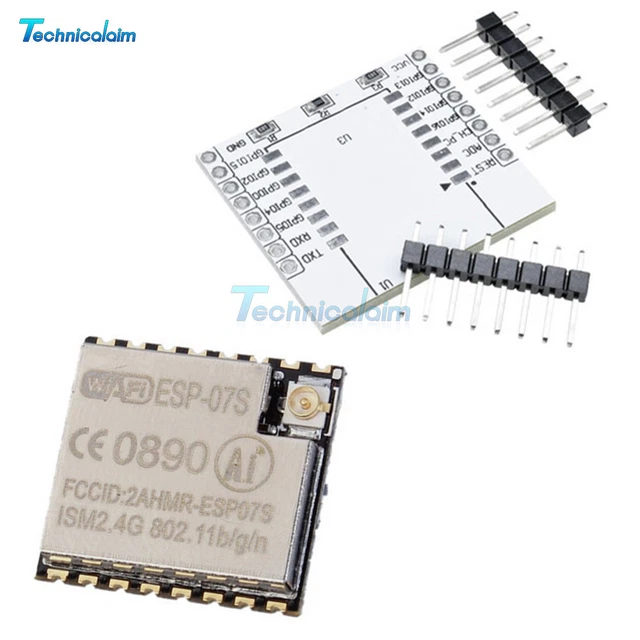 ESP-07S ESP8266 SERIAL to WIFI Wireless Adapter Plate Transceiver ...