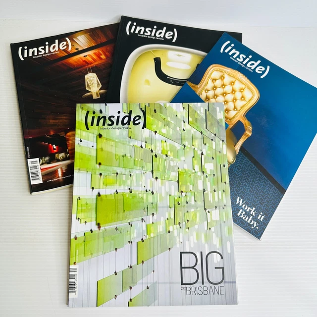 (INSIDE) INTERIOR DESIGN Review Magazine x 4 Australian Architects ...