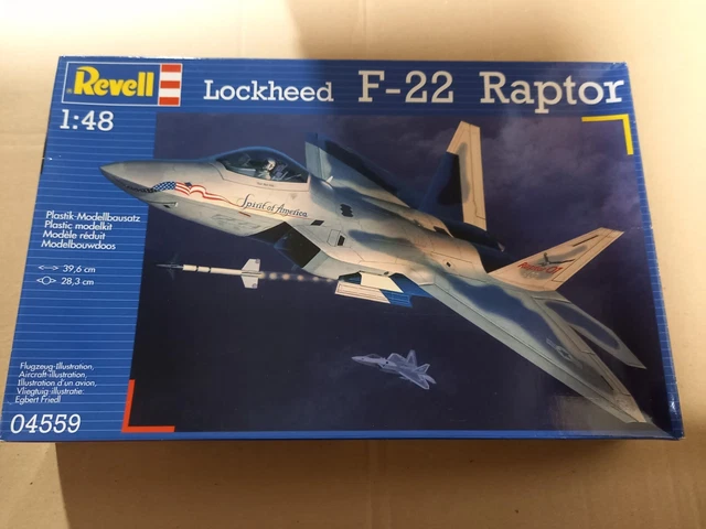 REVELL 04559 LOCKHEED Martin F 22 "Raptor" - 1:48 £21.15 - PicClick UK